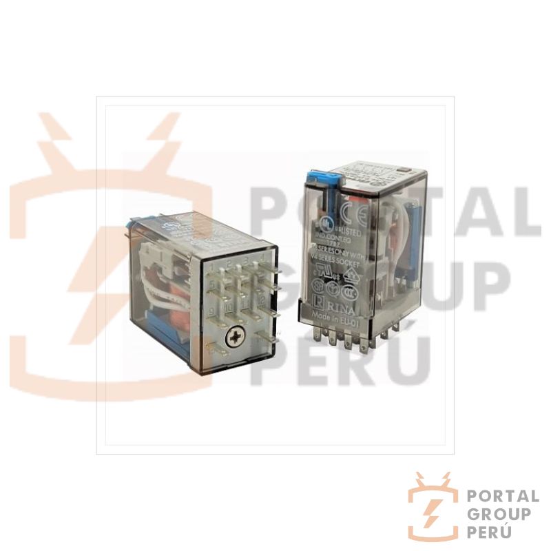 RELAY DE 24VDC 7A 250VAC 4PDT 14 PINES FINDER 55.34.9.024.0040 - PORTAL ...
